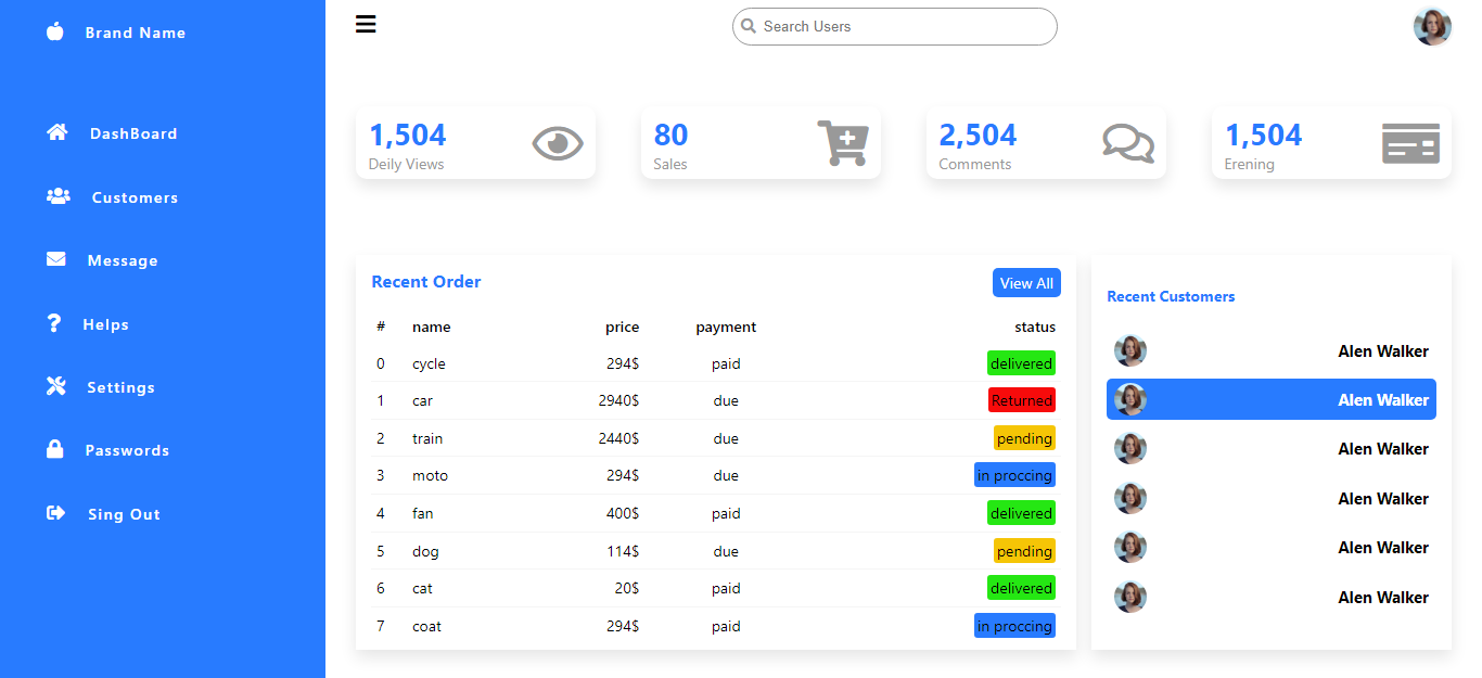 GitHub - Rami-init/Admin-Dashboard: Built admin dashboard design using ... GitHub - Rami-init/Admin-Dashboard: Built admin dashboard design using ...
